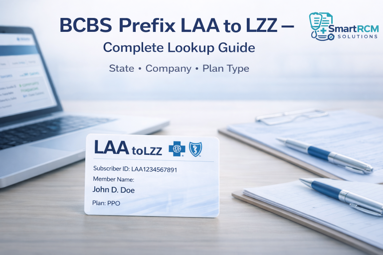 BCBS Prefix List LAA to LZZ (State & Plan Lookup Guide 2026) - Smart ...