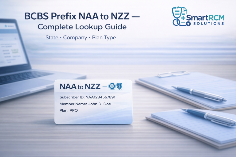 BCBS Prefix List NAA to NZZ – State & Plan Lookup Guide 2026 - Smart ...